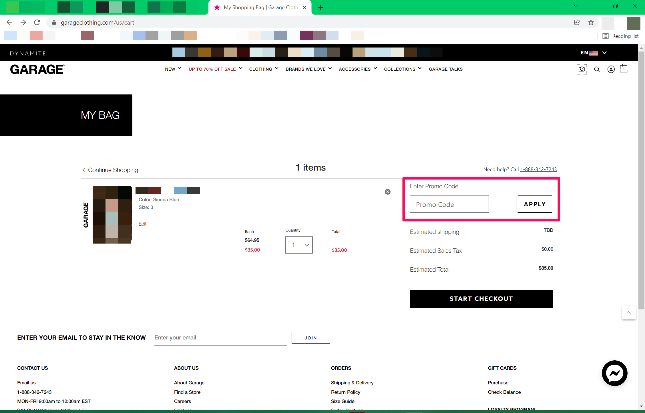 Garage Clothing Promo Codes, Coupons: 70% / 25% Off - 2026